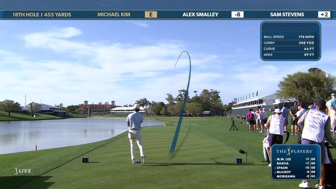 Michael Kim | Round 2 | 18th hole | Shot 1 | 2025 THE PLAYERS
