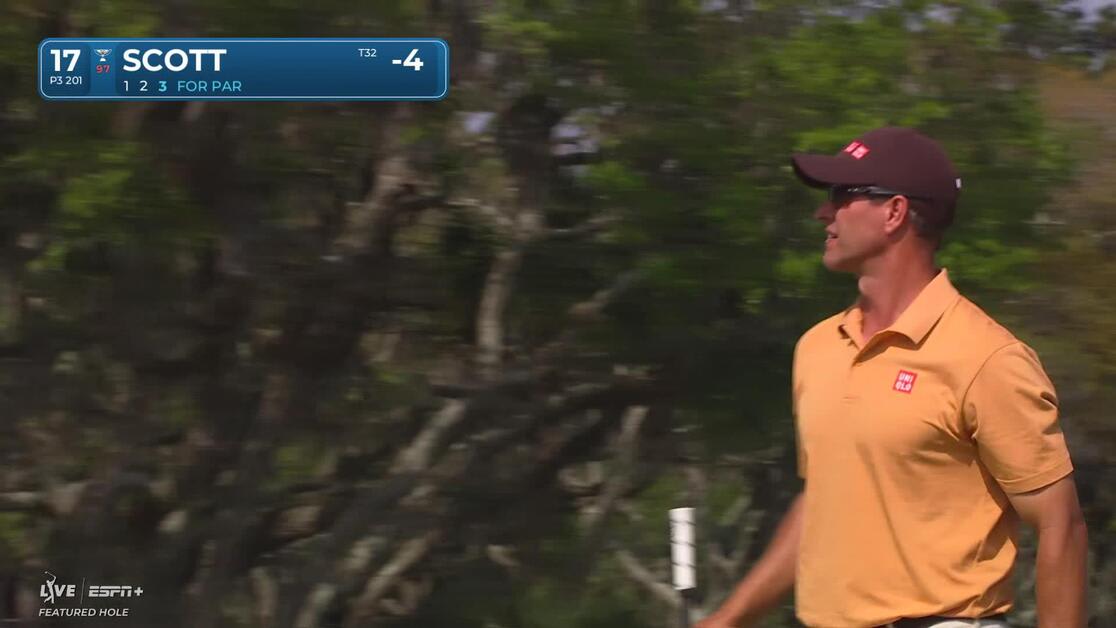 Adam Scott | Round 2 | 17th hole | Shot 3 | 2025 RBC Heritage