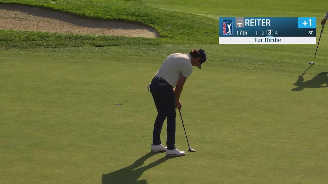 Charles Reiter | Round 1 | 17th hole | Shot 4 | 2025 Farmers