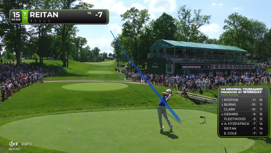 Kristoffer Reitan | Round 4 | 15th hole | Shot 1 | 2026 the Memorial