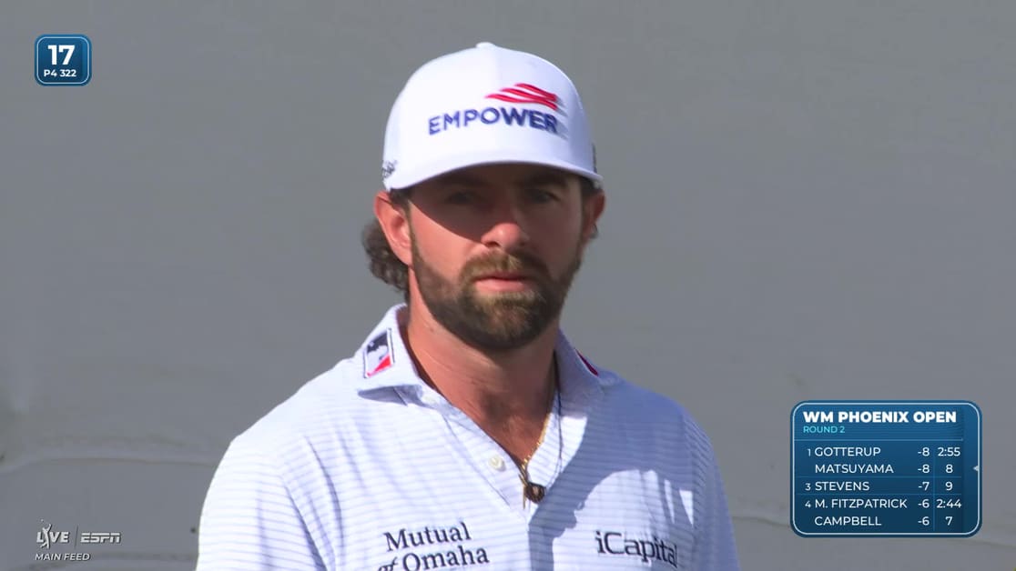 Cameron Young | Round 2 | 17th hole | Shot 1 | 2026 WM Phoenix Open