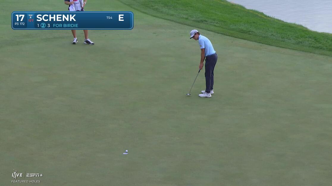 Adam Schenk | Round 1 | 17th hole | Shot 2 | 2025 3M Open