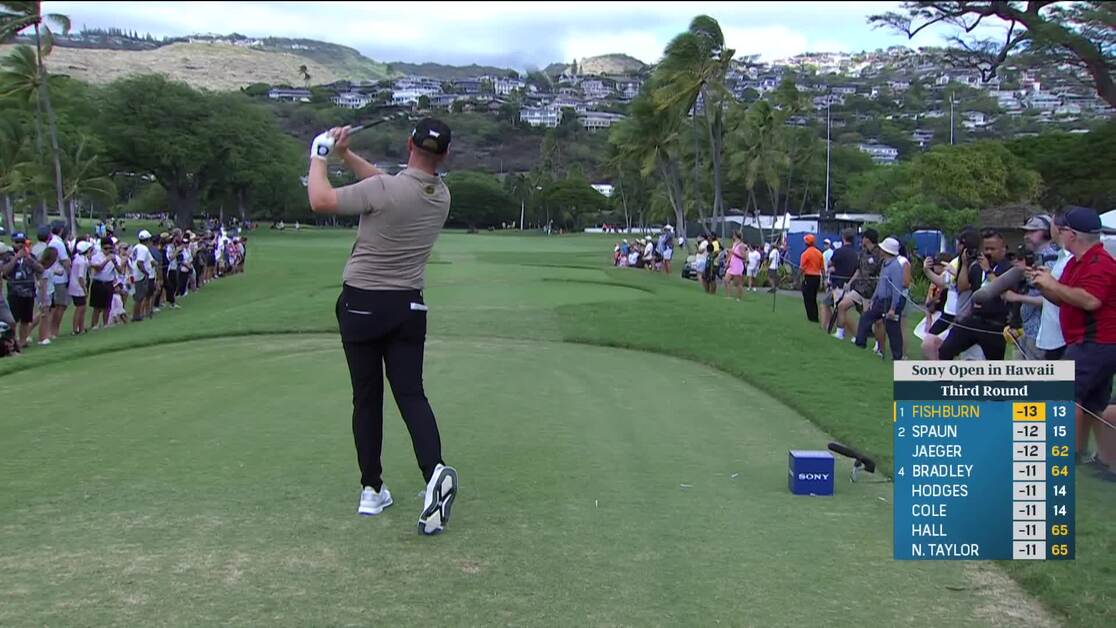 Patrick Fishburn | Round 3 | 14th hole | Shot 1 | 2025 Sony Open