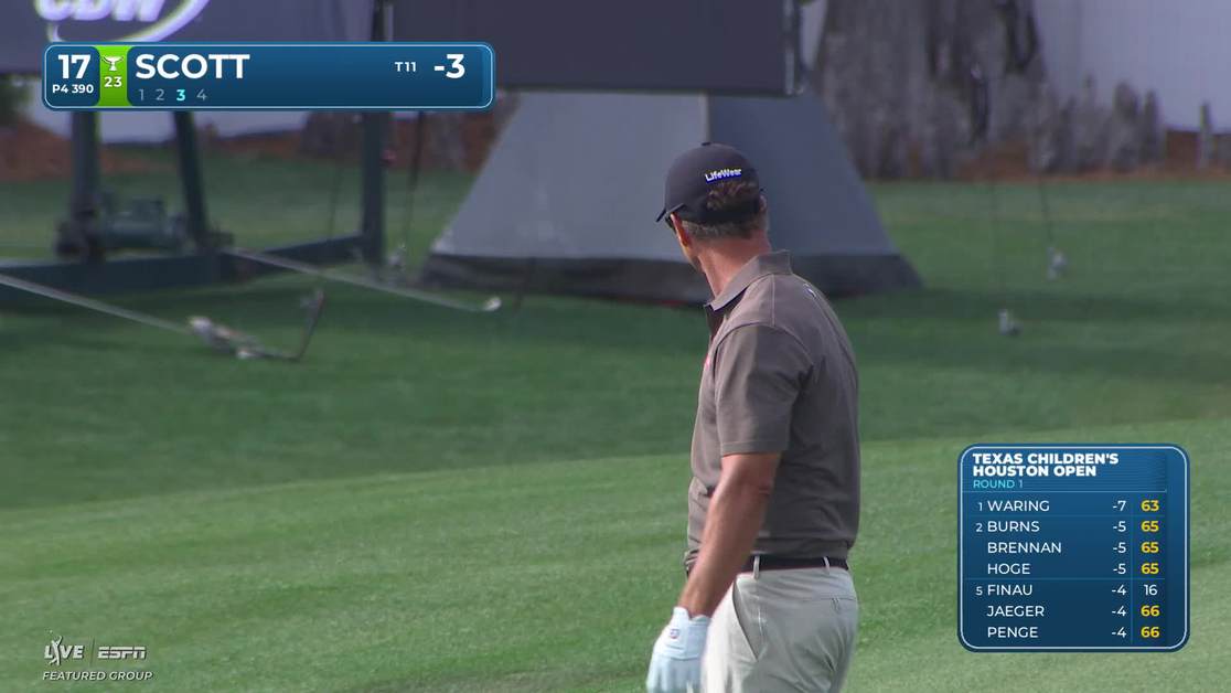 Adam Scott | Round 1 | 17th hole | Shot 3 | 2026 Houston Open