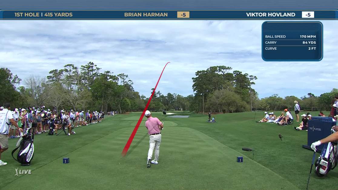 Brian Harman | Round 3 | 1st hole | Shot 1 | 2026 THE PLAYERS