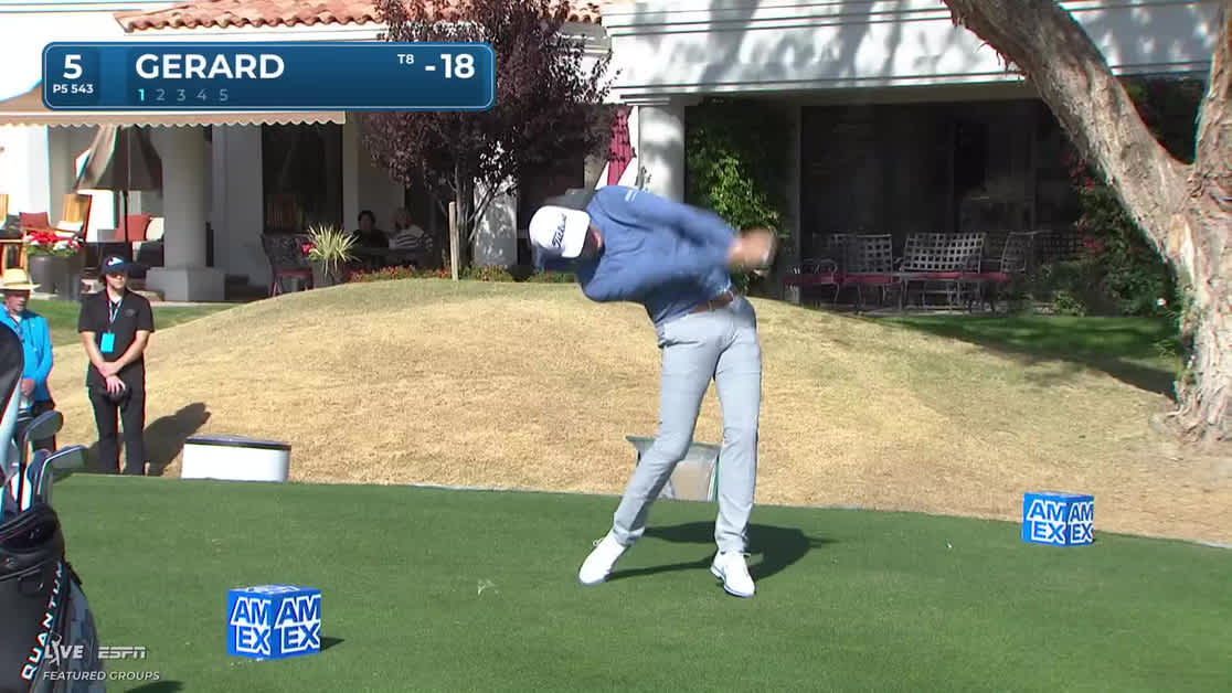 Ryan Gerard | Round 4 | 5th hole | Shot 1 | 2026 The American Express