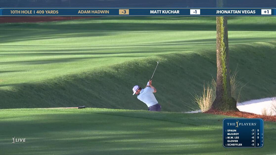 Adam Hadwin | Round 2 | 10th hole | Shot 2 | 2025 THE PLAYERS