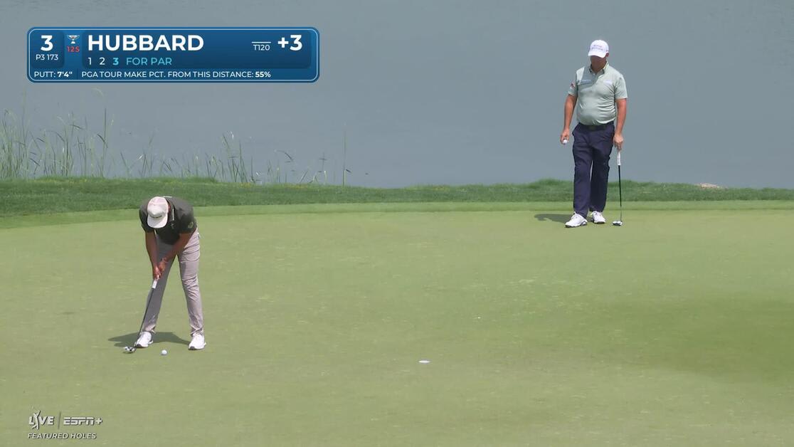 Mark Hubbard | Round 2 | 3rd hole | Shot 4 | 2025 Valero