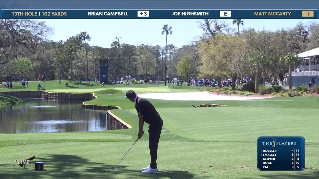 Matt McCarty | Round 1 | 13th hole | Shot 1 | 2025 THE PLAYERS