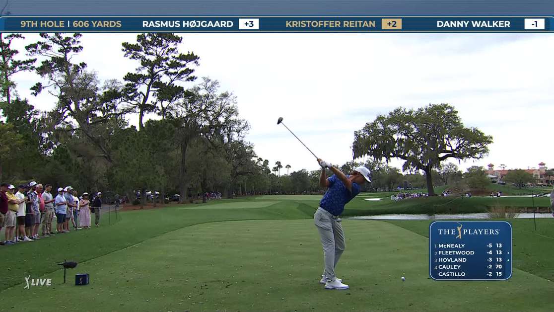 Kristoffer Reitan | Round 1 | 9th hole | Shot 1 | 2026 THE PLAYERS