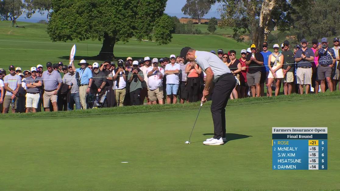 Justin Rose | Round 4 | 6th hole | Shot 3 | 2026 Farmers