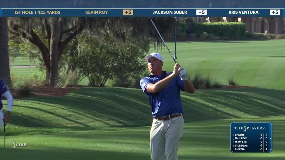 Kevin Roy | Round 2 | 1st hole | Shot 2 | 2025 THE PLAYERS