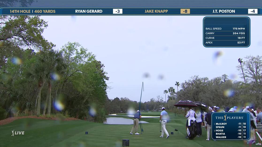 Jake Knapp | Round 4 | 14th hole | Shot 1 | 2025 THE PLAYERS