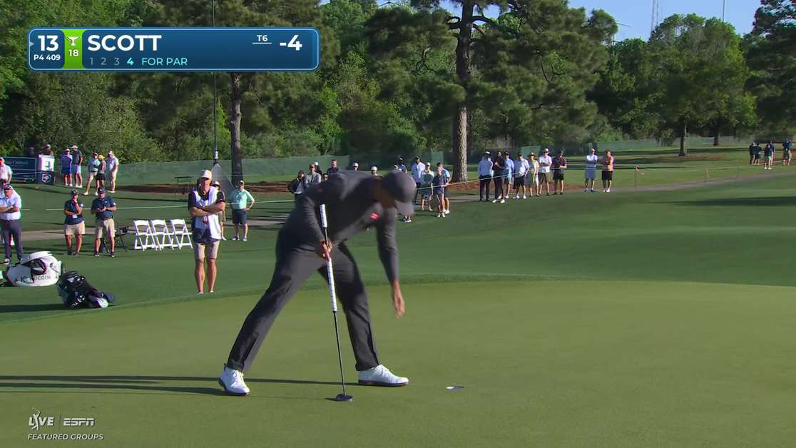 Adam Scott | Round 2 | 13th hole | Shot 4 | 2026 Texas Children's