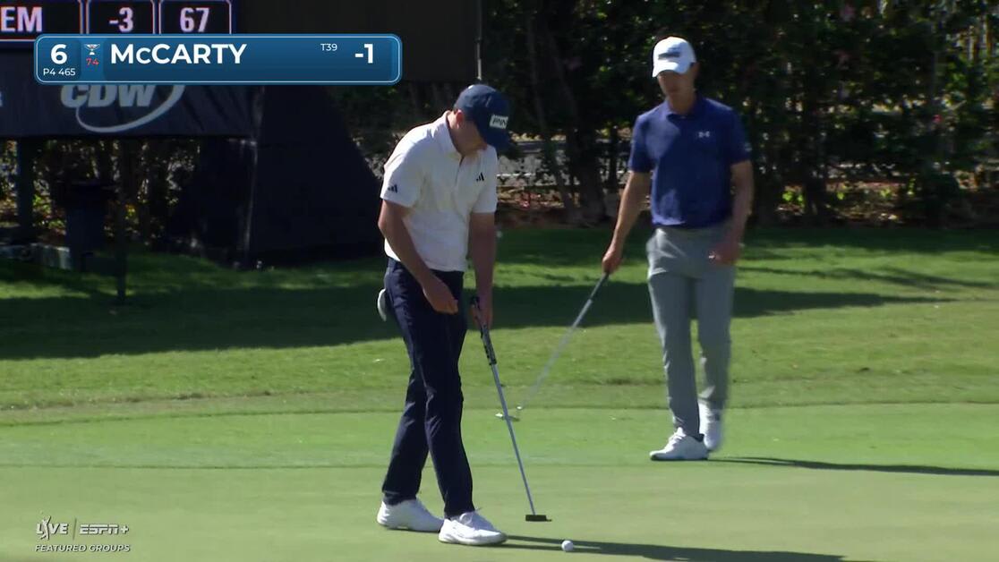 Matt McCarty | Round 1 | 6th hole | Shot 5 | 2025 Sony Open