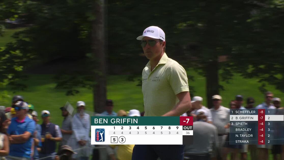 Ben Griffin | Round 4 | 2nd hole | Shot 3 | 2025 the Memorial