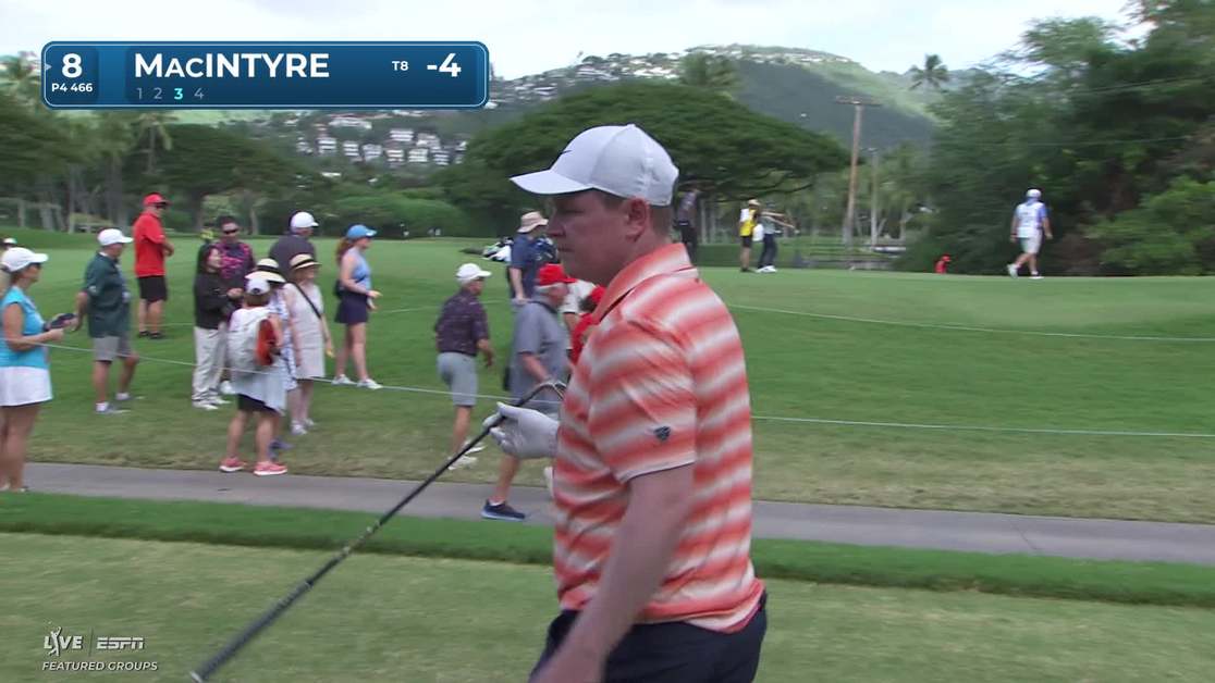 Robert MacIntyre | Round 1 | 8th hole | Shot 3 | 2026 Sony Open