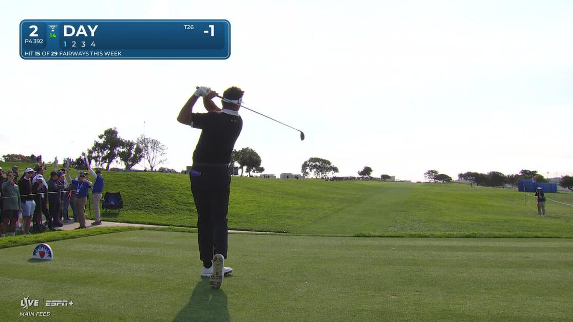 Jason Day | Round 3 | 2nd hole | Shot 1 | 2025 Farmers