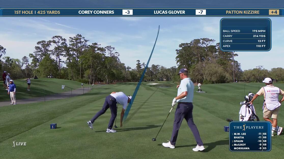 Corey Conners | Round 2 | 1st hole | Shot 1 | 2025 THE PLAYERS