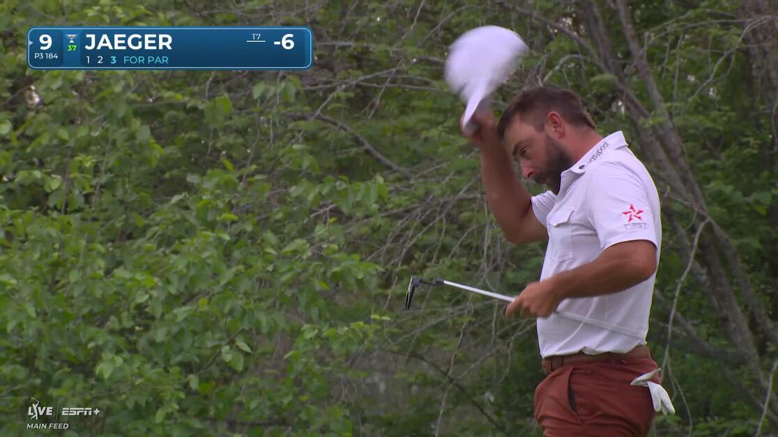 Stephan Jaeger | Round 2 | 9th hole | Shot 3 | 2025 Houston Open