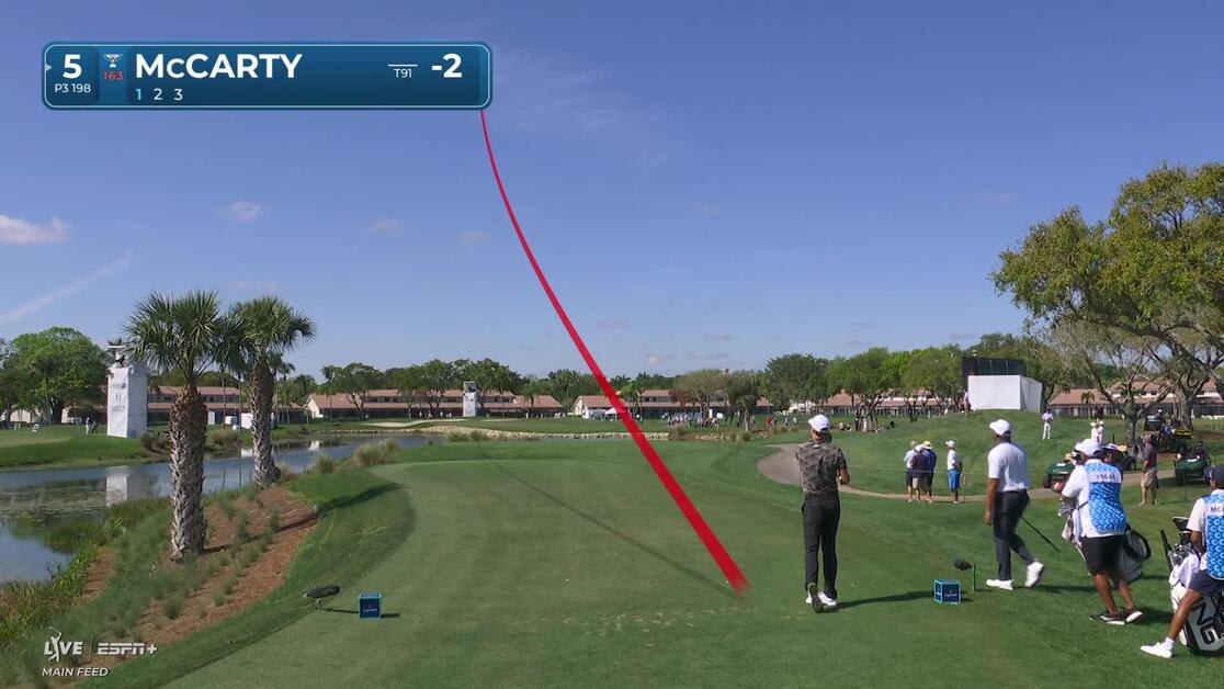 Matt McCarty | Round 2 | 5th hole | Shot 1 | 2025 Cognizant Classic