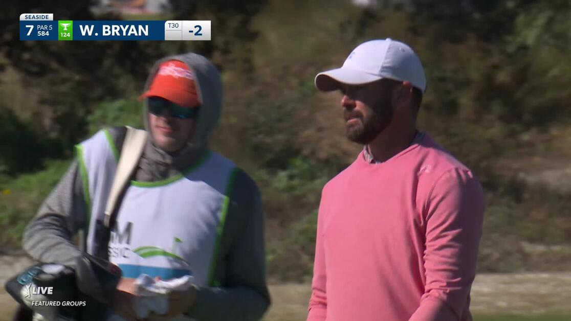 Wesley Bryan | Round 2 | 7th hole | Shot 3 | 2024 The RSM Classic