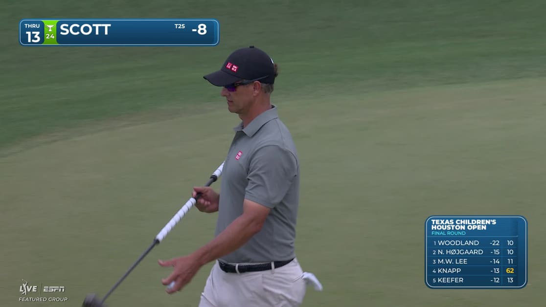 Adam Scott | Round 4 | 13th hole | Shot 5 | 2026 Texas Children's