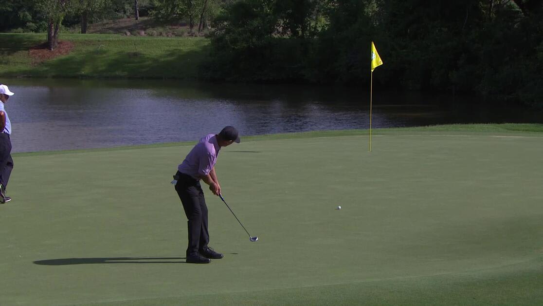 Steven Alker | Round 4 | 4th hole | Shot 2 | 2025 Tradition