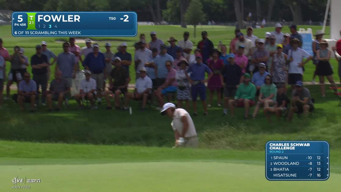 Rickie Fowler | Round 2 | 5th hole | Shot 3 | 2026 Charles Schwab