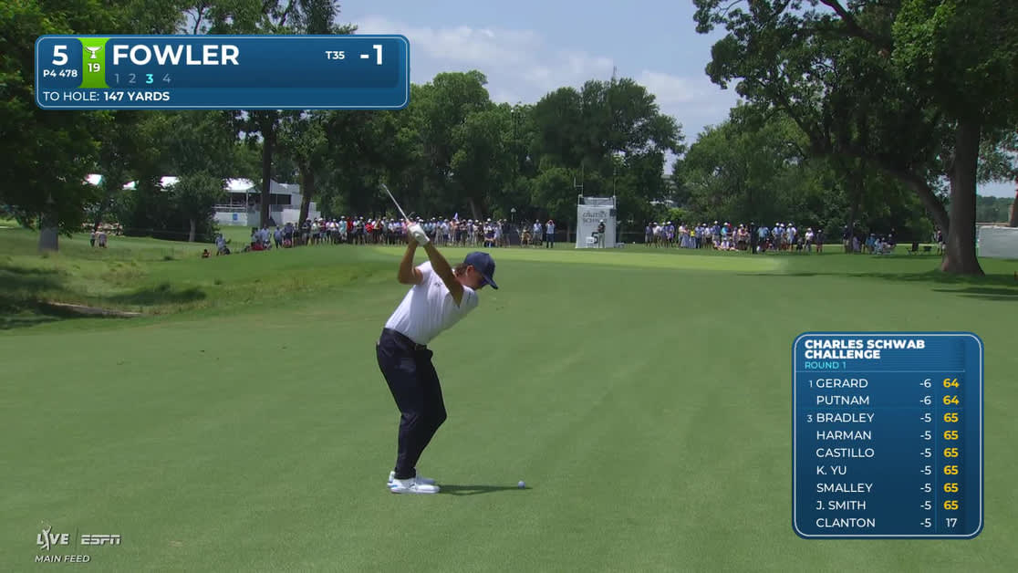 Rickie Fowler | Round 1 | 5th hole | Shot 3 | 2026 Charles Schwab
