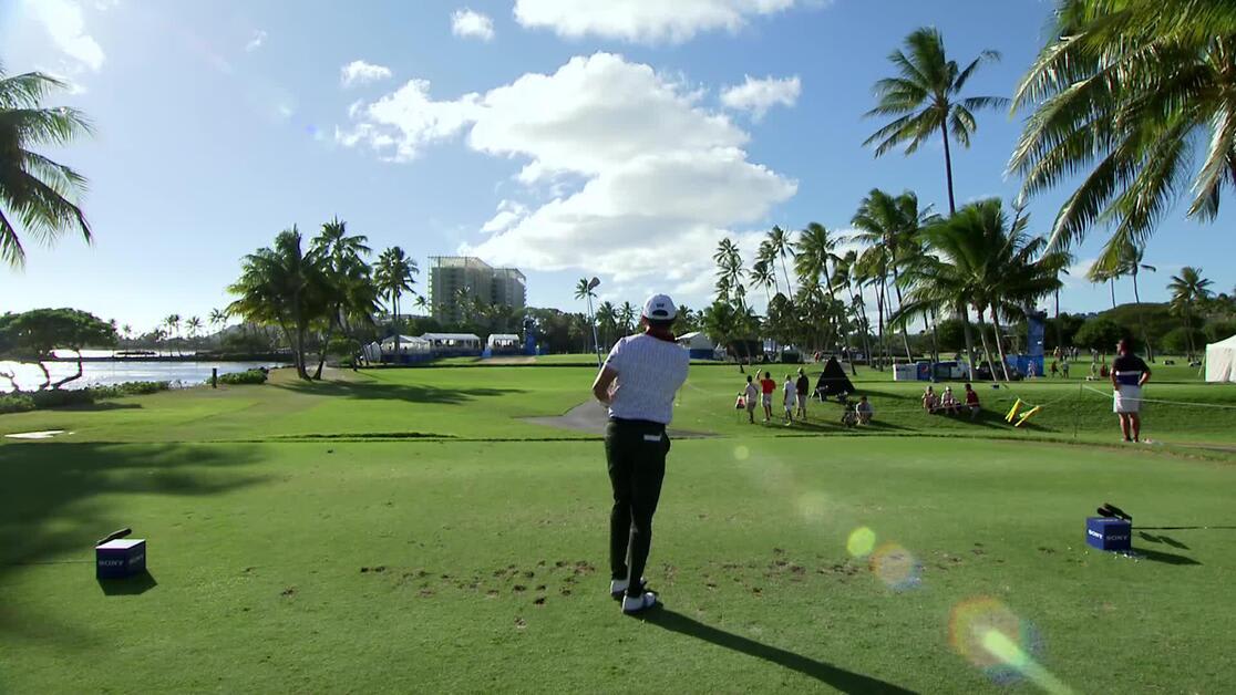 Nate Lashley | Round 1 | 17th hole | Shot 1 | 2025 Sony Open
