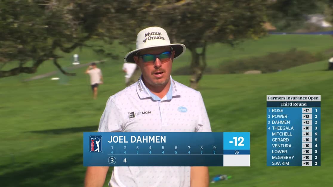 Joel Dahmen | Round 3 | 2nd hole | Shot 4 | 2026 Farmers