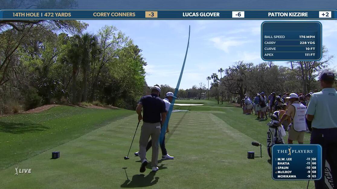 Corey Conners | Round 2 | 14th hole | Shot 1 | 2025 THE PLAYERS