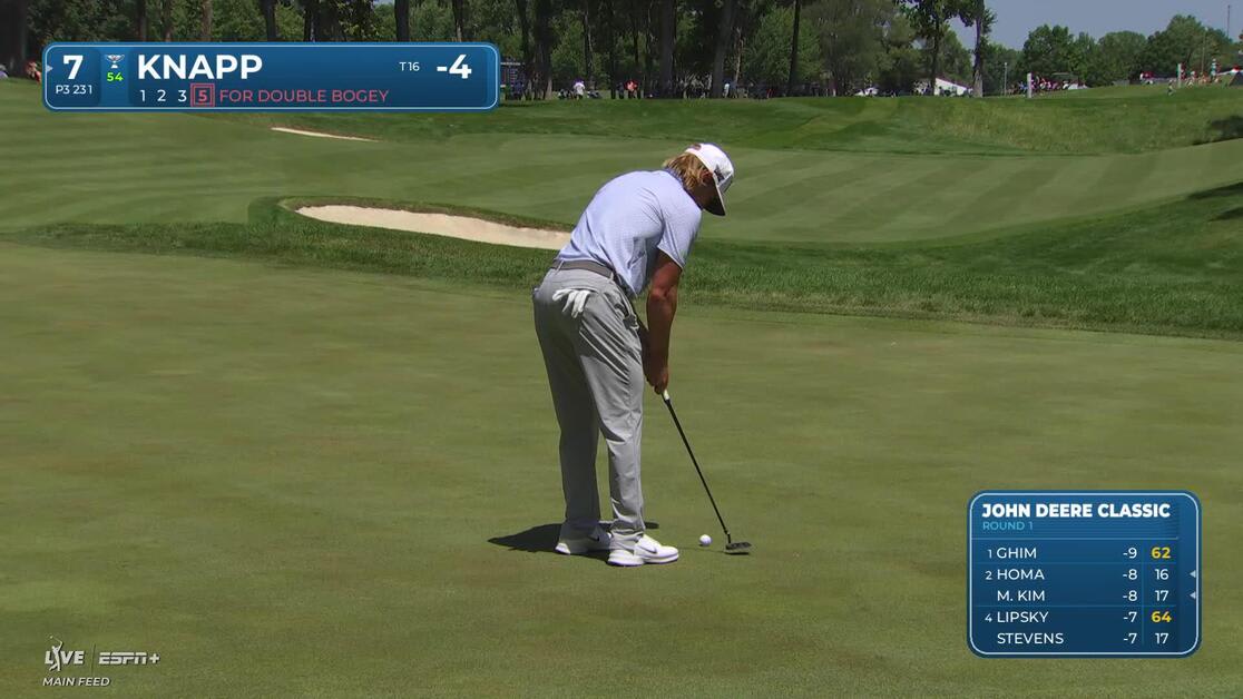 Jake Knapp | Round 1 | 7th hole | Shot 5 | 2025 John Deere