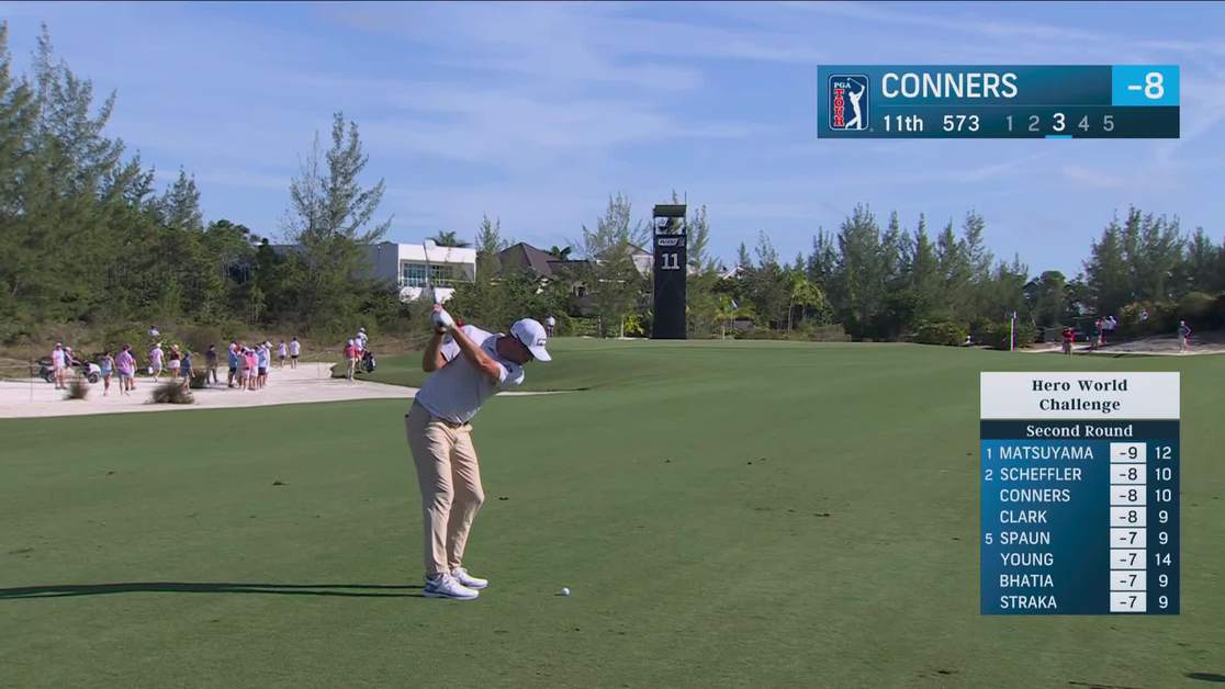 Corey Conners | Round 2 | 11th hole | Shot 3 | 2025 Hero World Challenge