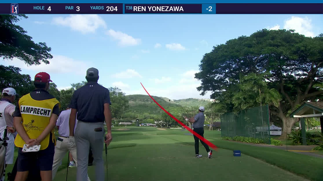 Ren Yonezaw | Round 1 | 4th hole | Shot 1 | 2026 Sony Open