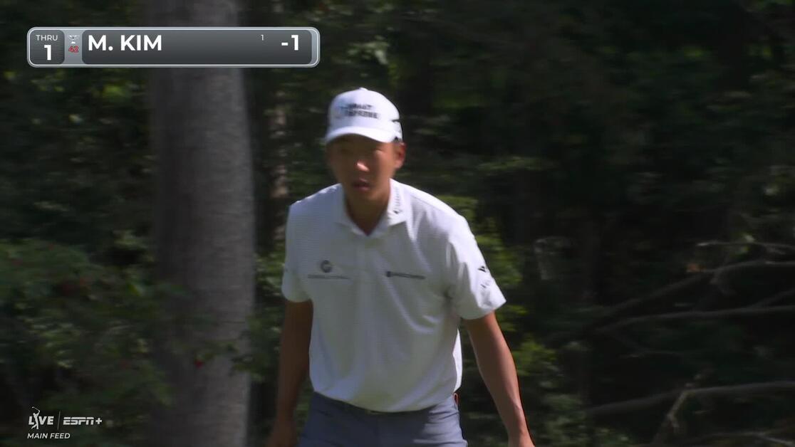 Michael Kim | Round 1 | 1st hole | Shot 3 | 2025 BMW Championship