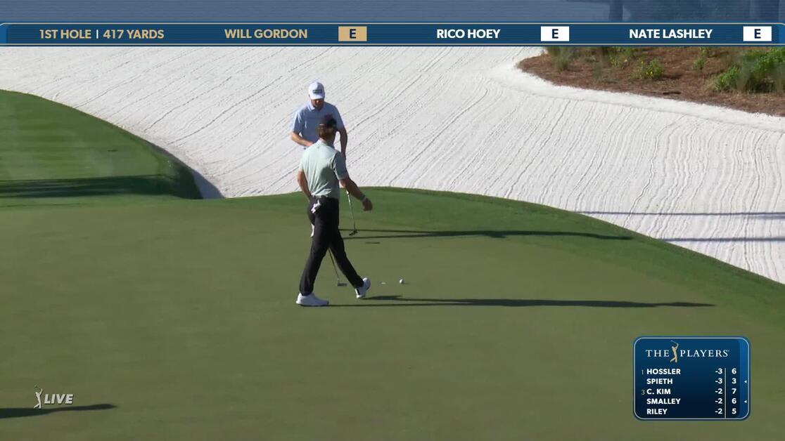 Will Gordon | Round 1 | 1st hole | Shot 5 | 2025 THE PLAYERS