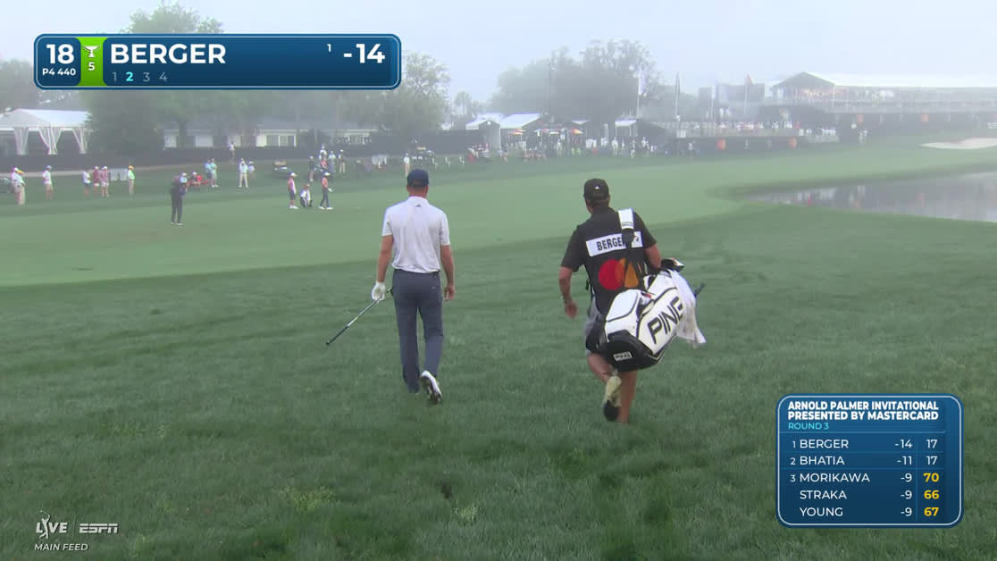 Daniel Berger | Round 3 | 18th hole | Shot 2 | 2026 Arnold Palmer