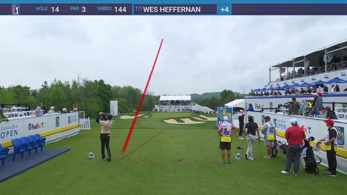 Wes Heffernan | Round 1 | 14th hole | Shot 1 | 2025 RBC Canadian