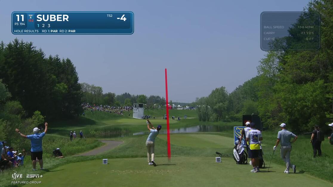 Jackson Suber | Round 3 | 11th hole | Shot 1 | 2025 RBC Canadian