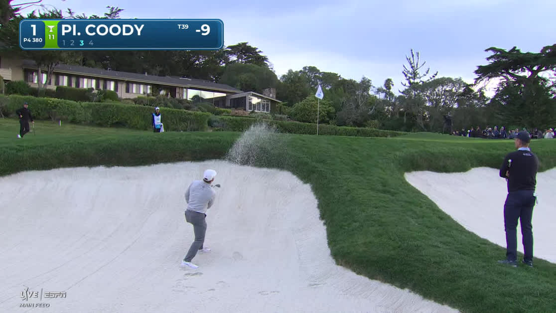 Pierceson Coody | Round 4 | 1st hole | Shot 3 | 2026 AT&T Pebble Beach