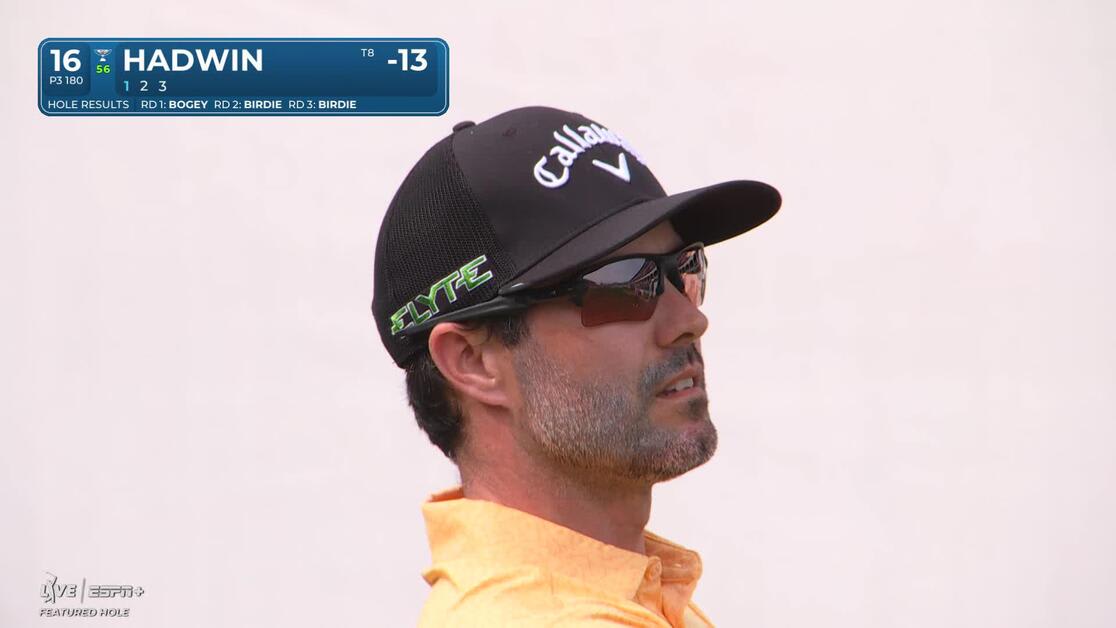 Adam Hadwin | Round 4 | 16th hole | Shot 1 | 2025 WM Phoenix Open