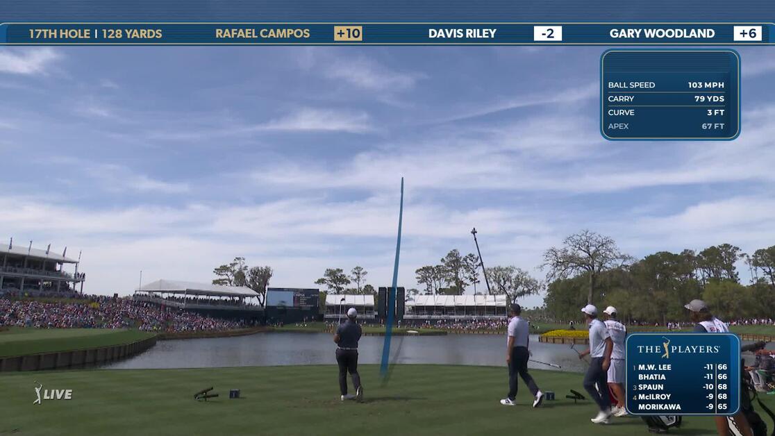 Rafael Campos | Round 2 | 17th hole | Shot 1 | 2025 THE PLAYERS