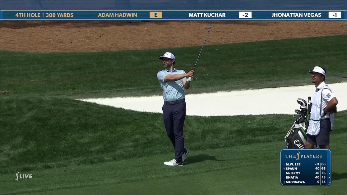 Adam Hadwin | Round 2 | 4th hole | Shot 2 | 2025 THE PLAYERS