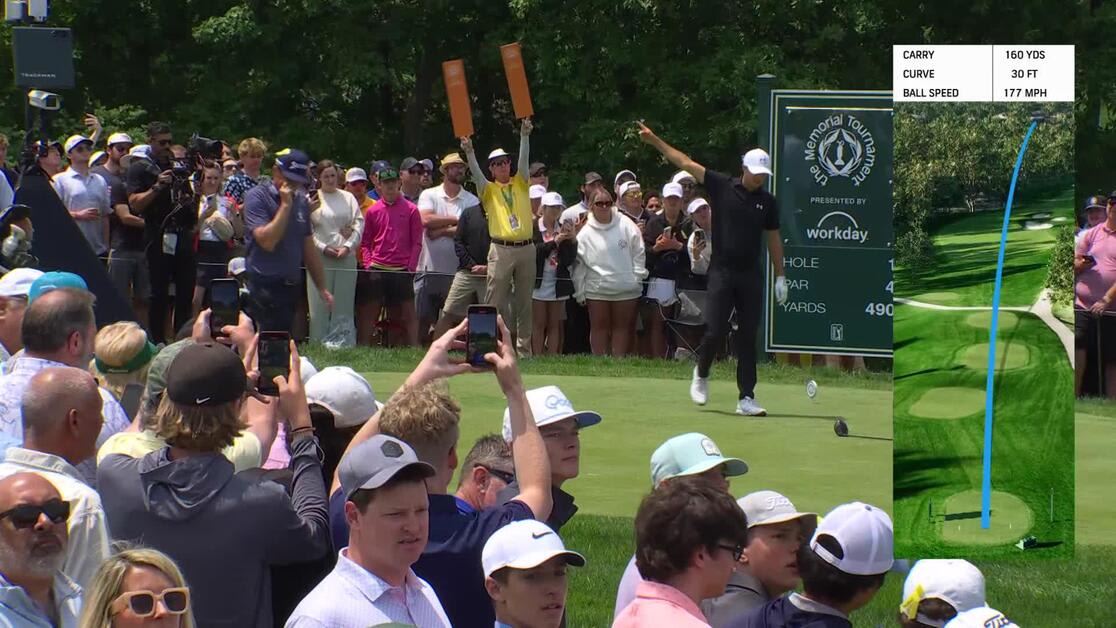Jordan Spieth | Round 4 | 1st hole | Shot 1 | 2025 the Memorial