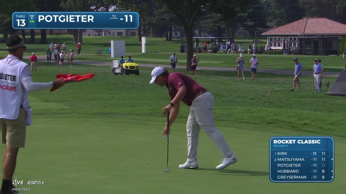 Aldrich Potgieter | Round 2 | 13th hole | Shot 4 | 2025 Rocket Classic