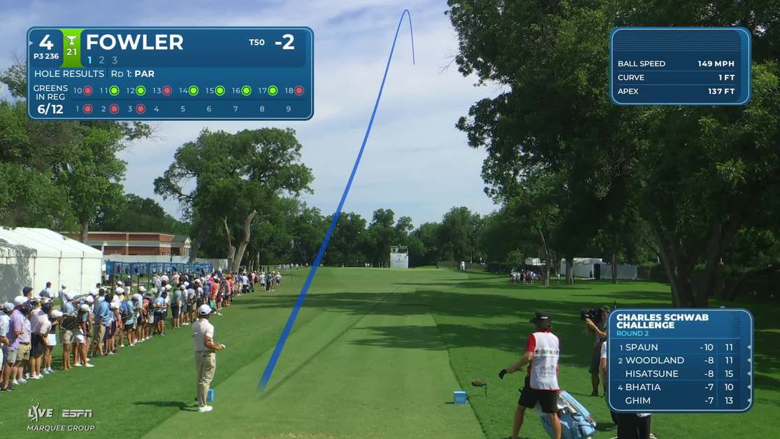 Rickie Fowler | Round 2 | 4th hole | Shot 1 | 2026 Charles Schwab