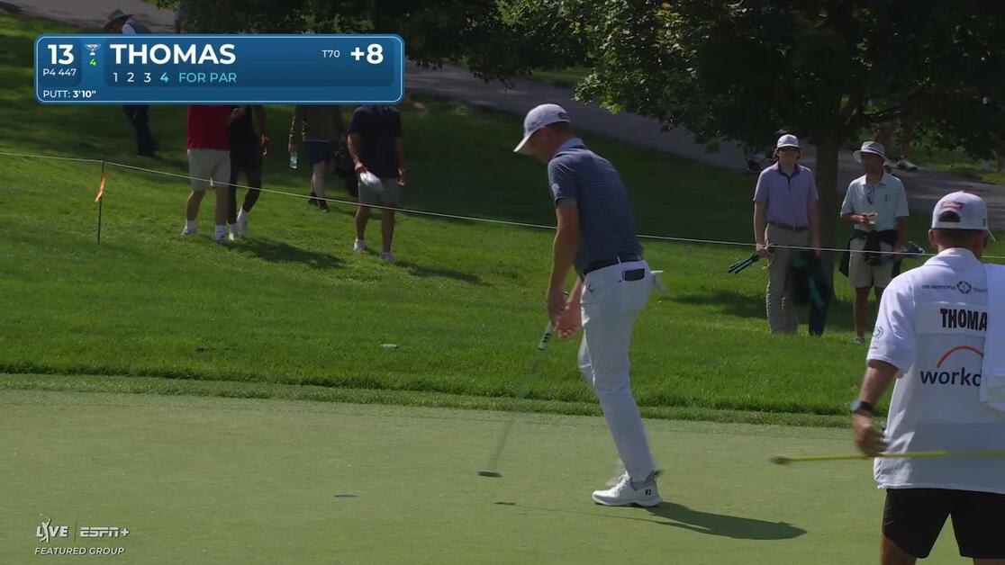 Justin Thomas | Round 1 | 13th hole | Shot 4 | 2025 the Memorial