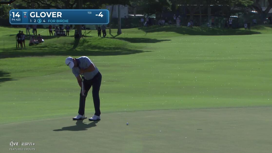 Lucas Glover | Round 3 | 14th hole | Shot 3 | 2025 Sony Open
